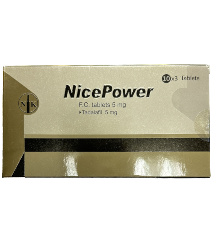 健力仕 NicePower 5mg 30錠 每日型犀利士 雙效守護硬度與夜尿 - 威而柔女性威而鋼官網